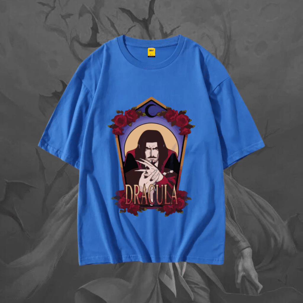 Drop Shoulder T Shirt Castlevania Dracula Aaz