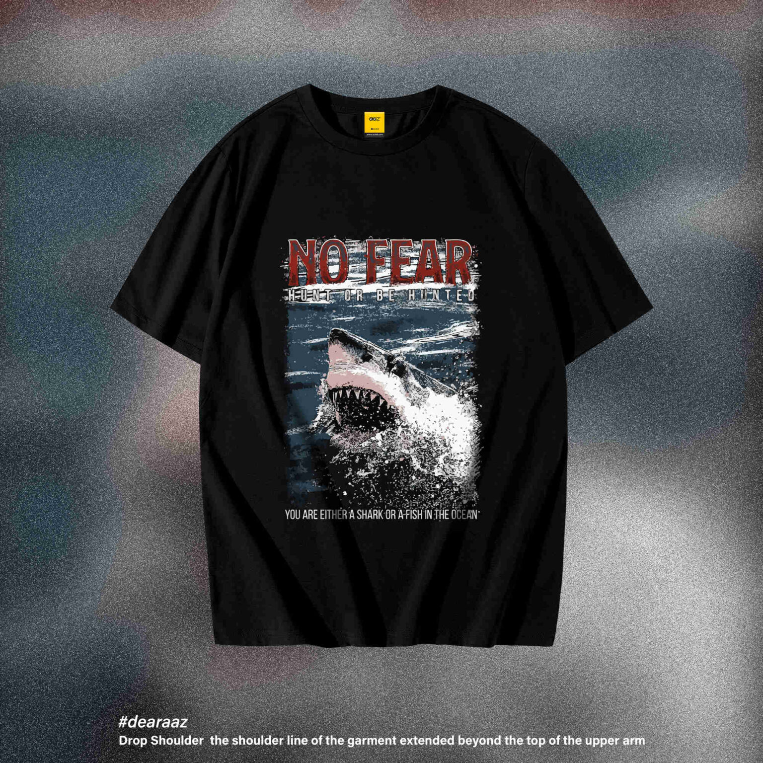 Drop Shoulder T-Shirt (No Fear 02) - AAZ