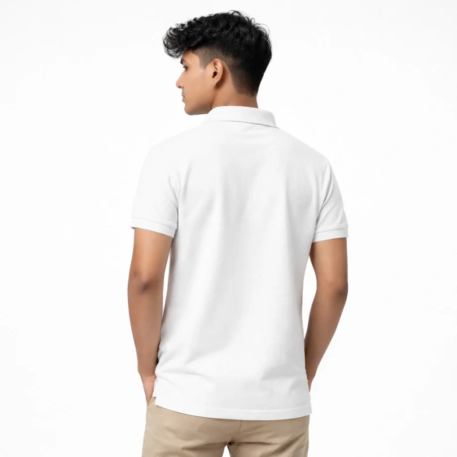 Premium Solid Polo: White | Premium | AAZ Bangladesh